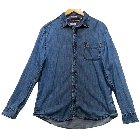 Tommy Hilfiger | Tops | Tommy Hilfiger Womens Custom Fit Button Up ...